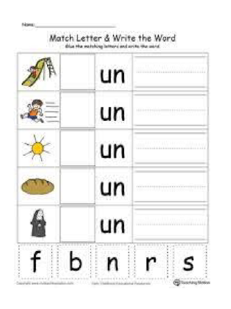 Short Vowel Word Families | PDF