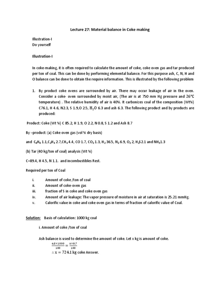 Coke CV | PDF | Coke (Fuel) | Coal