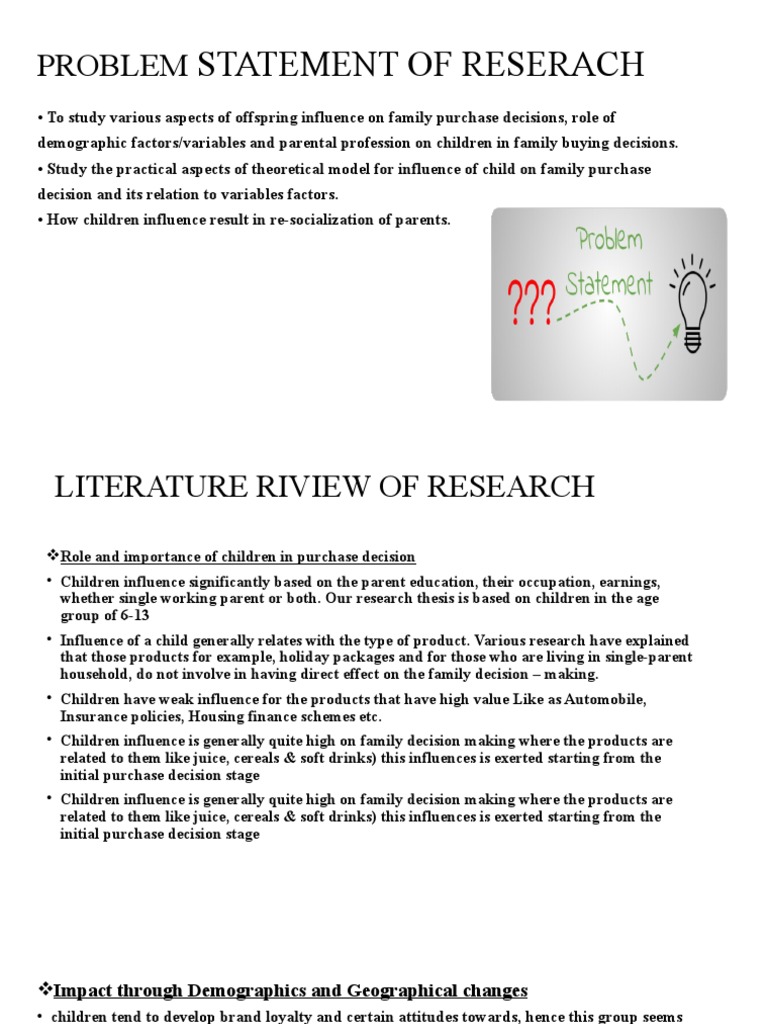 Statement of Reserach: Problem | Download Free PDF | Brand | Advertising