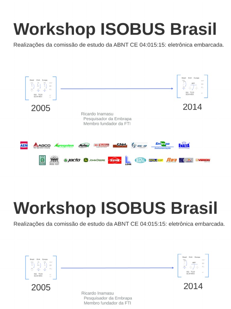 Workshop ISOBUS - ABNT - Inamasu | PDF