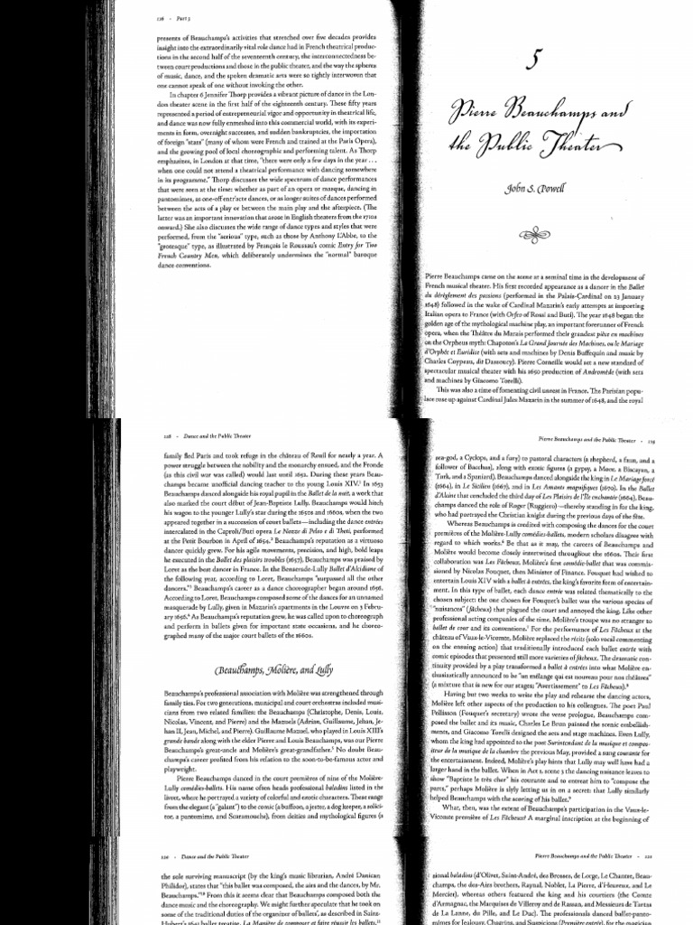 Pierre Beauchamps and The Public Theatr PDF | Download Free PDF ...