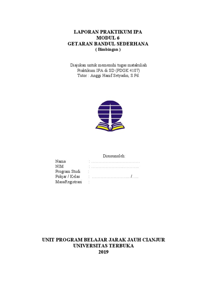 Modul 6. Getaran Bandul | PDF