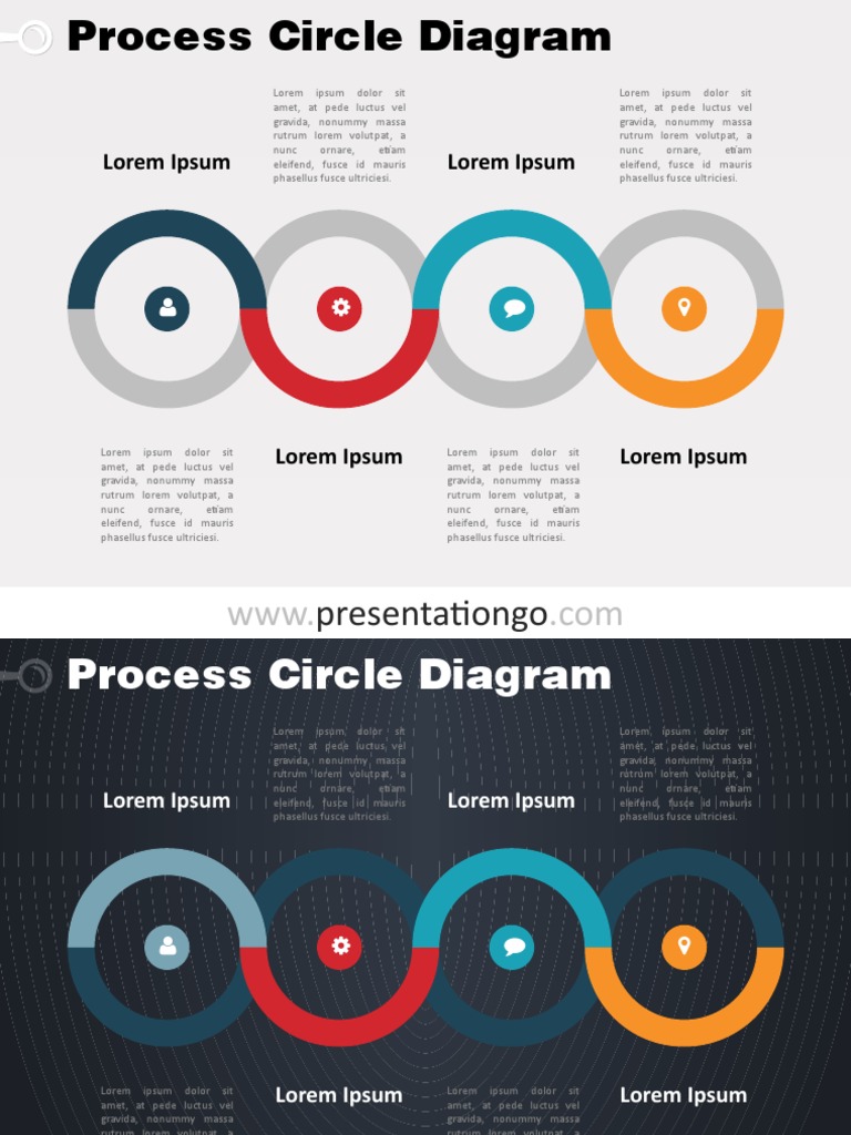 Process Circle Diagram PGo | PDF | Typography | Text