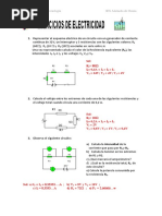 Ejercicios Resueltos, Circuito Paralelo | PDF | Resistencia Eléctrica y Conductancia | Red eléctrica