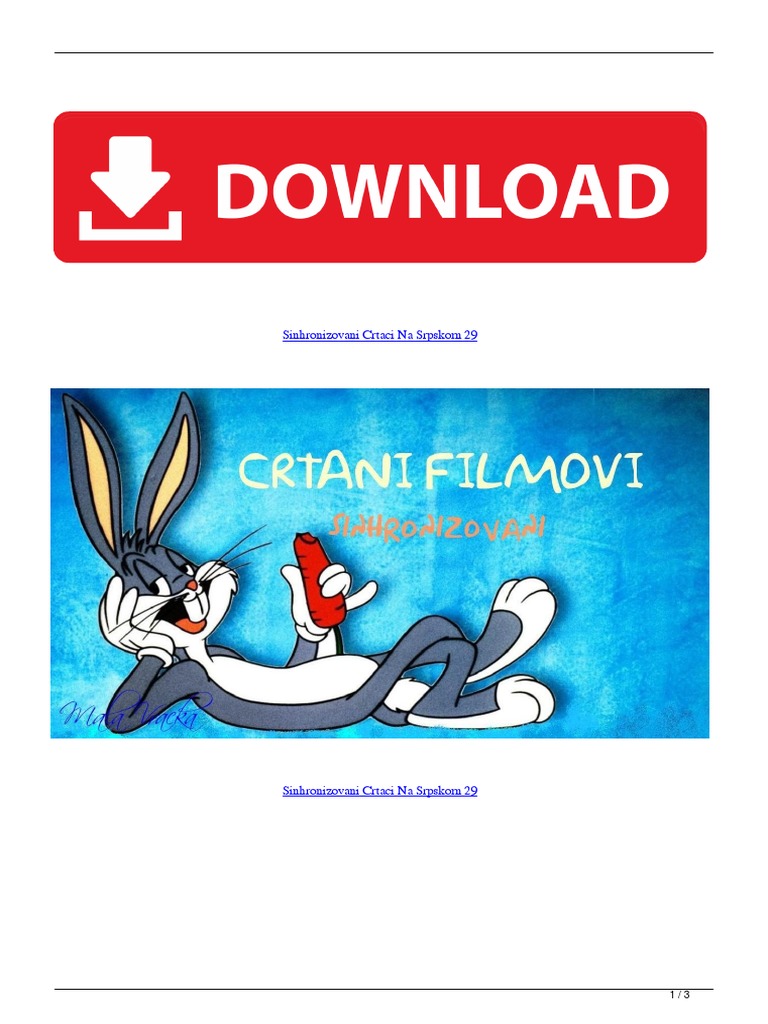 Crtani Filmovi Na Srpskom Crtani Filmovi OnLine
