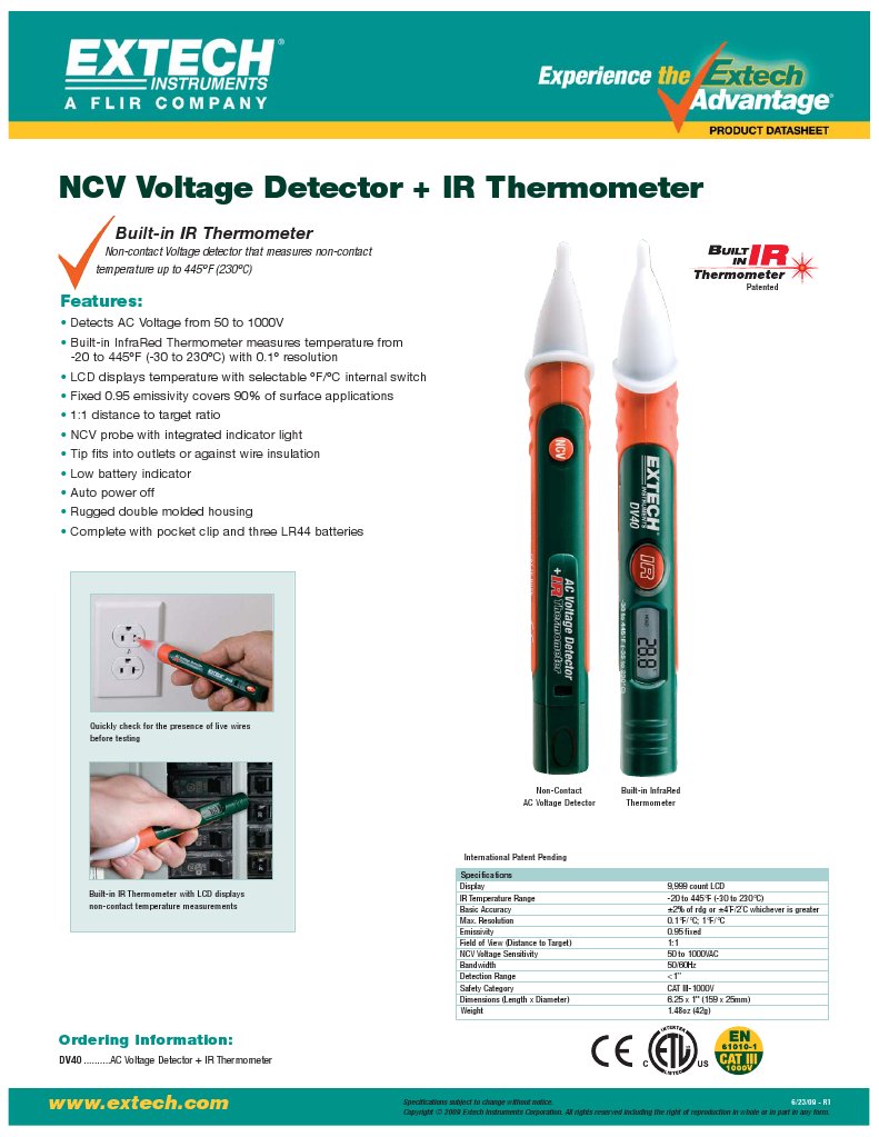DV40 Data | PDF | Infrared | Scientific Observation