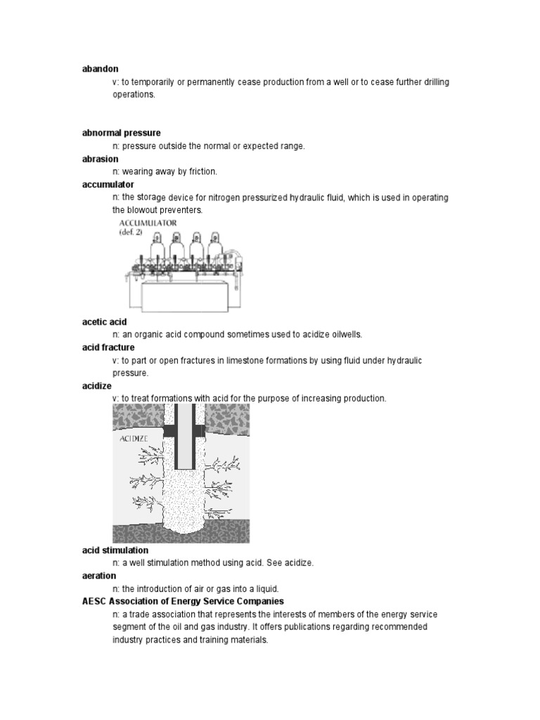 Drilling Terminology | PDF | Casing (Borehole) | Blowout (Well Drilling)
