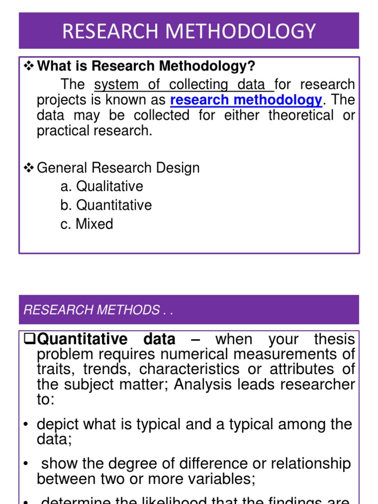 Understanding Research Methodology | PDF | Qualitative Research ...