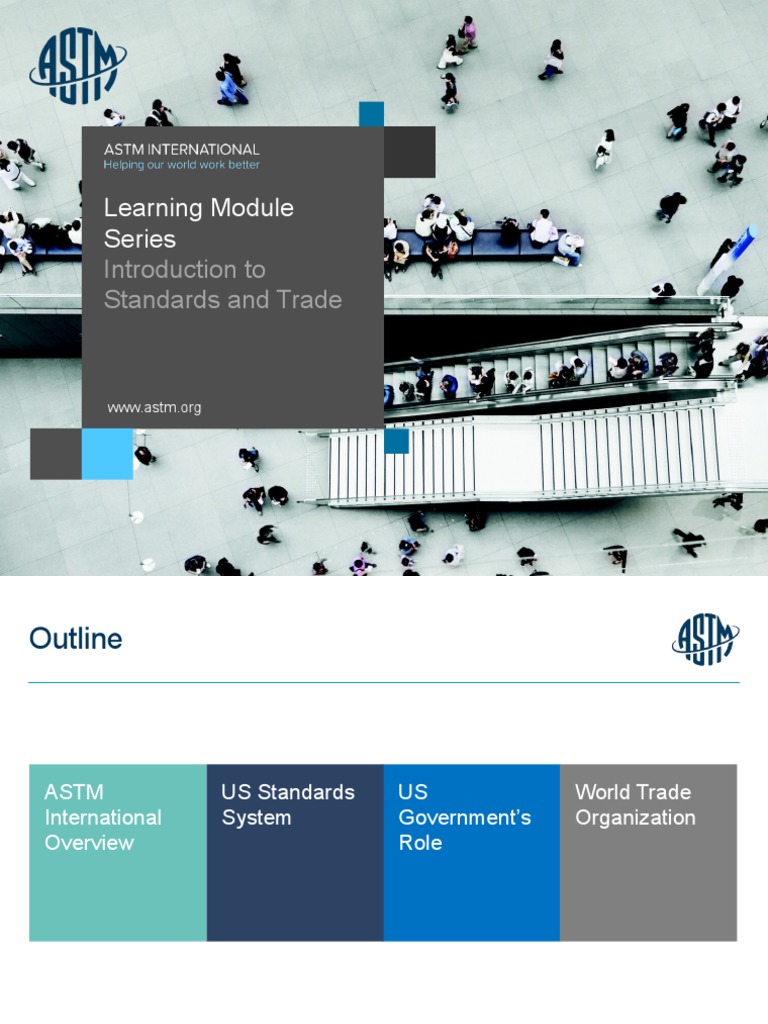 Learning Module Series: Introduction To Standards and Trade | PDF ...