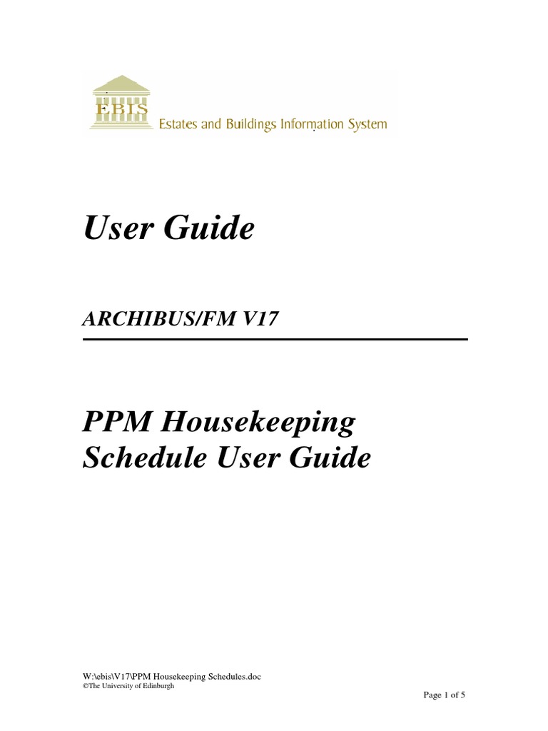 Estates Staff PPM Guide | PDF | Cyberspace | System Software