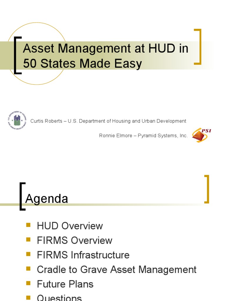 HUD Asset Management Simplified Guide | PDF | Asset Management ...