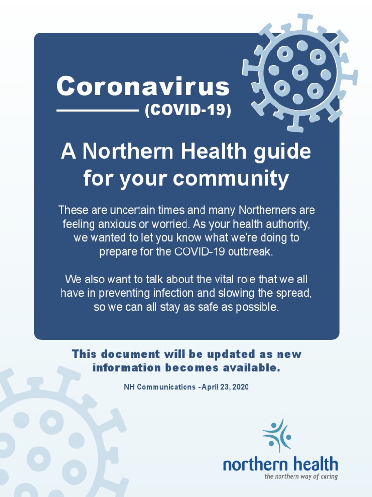 Covid 19 NH Community Guide | PDF | Social Stigma | Emergency Department