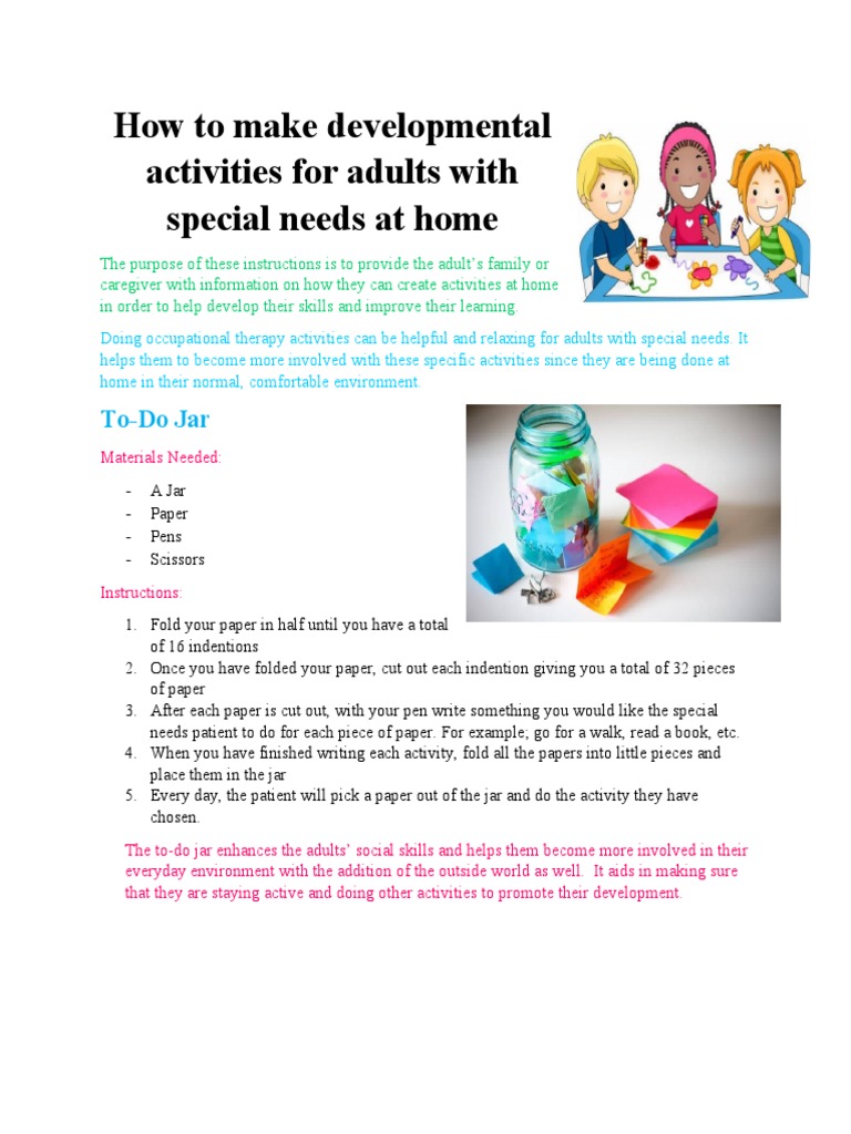 Developmental Activities For Adults | PDF | Psychological Concepts ...