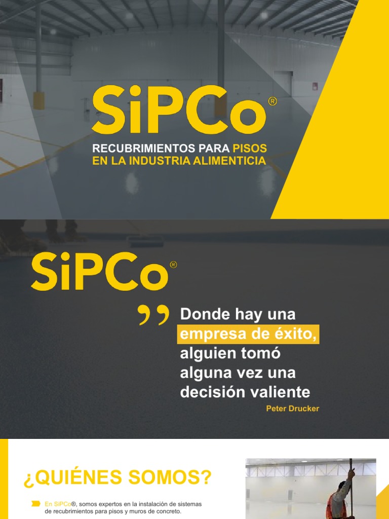 SiPCo Alimentos 25aniv PDF | PDF | Epoxy | Hormigón