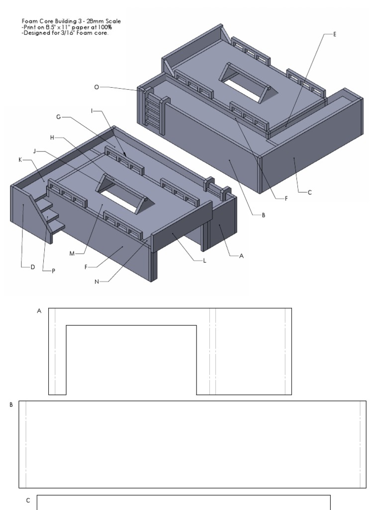 Foam Core Building 3 Instructions | PDF