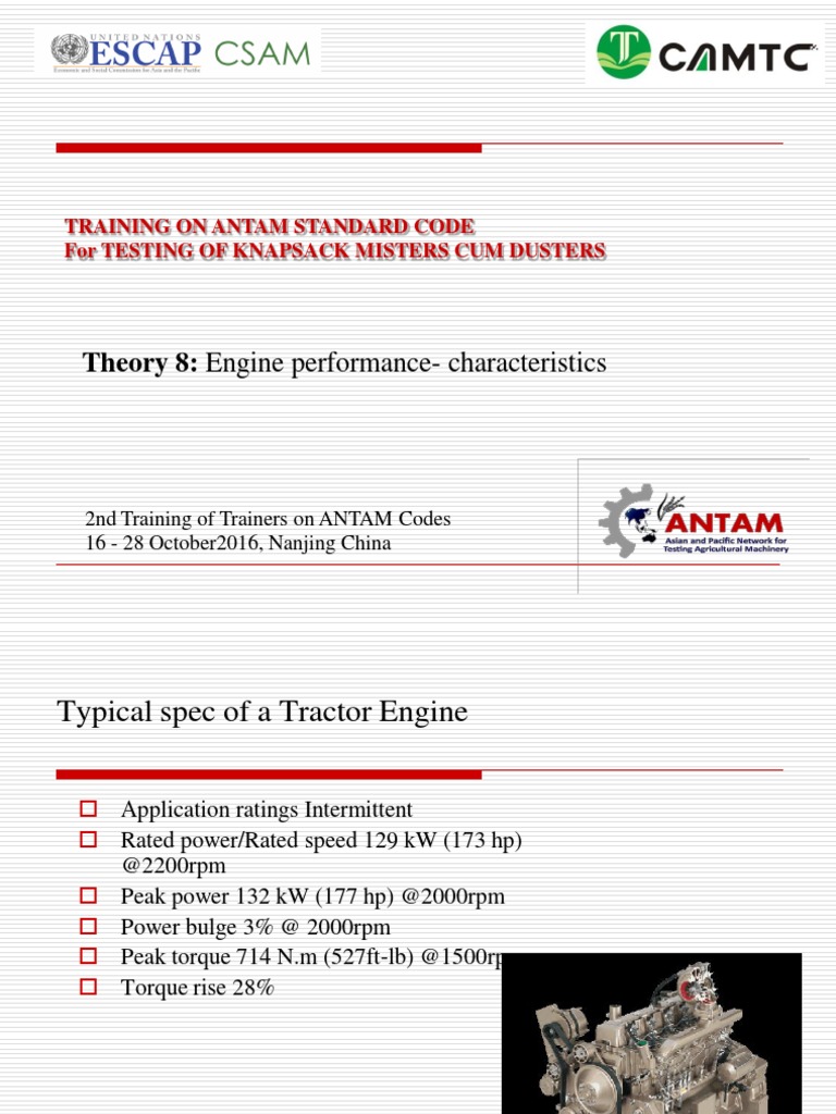 Theory 8: Engine Performance-Characteristics | PDF | Power (Physics ...