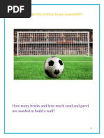 Sba Sample - Csec Math | PDF | Questionnaire | Chart