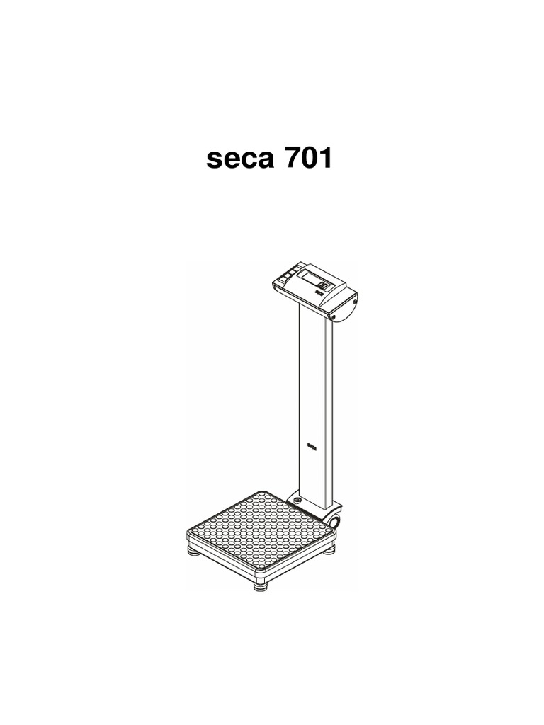 Seca 701 Patient Weighing Scale - User Manual PDF | PDF
