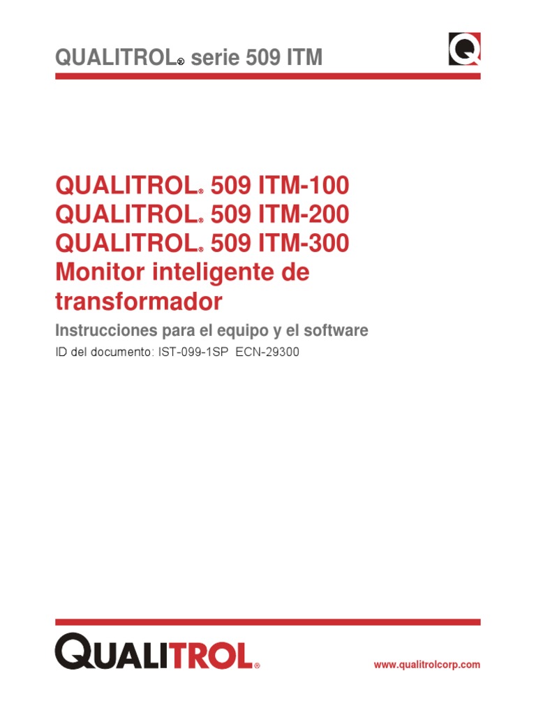 Qualitrol - 509 Itm | PDF | Resistencia Eléctrica y Conductancia ...