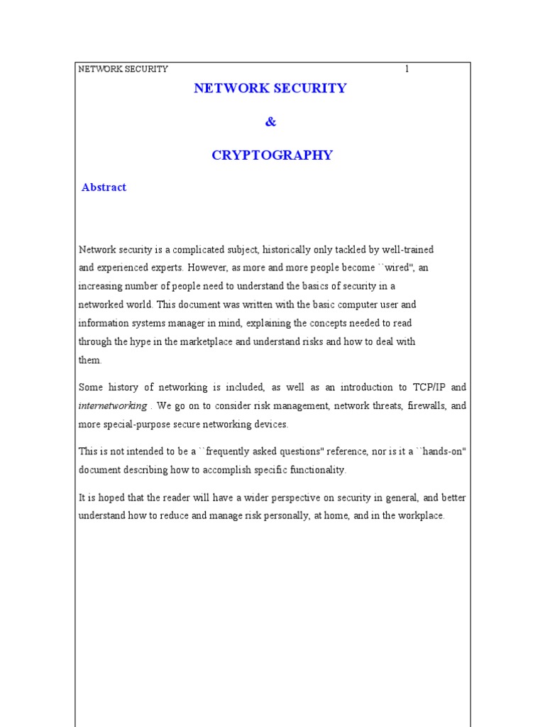 Network Security & Cryptography | PDF | Key (Cryptography) | Cryptography