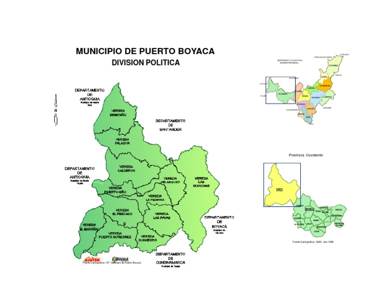 División Política de Puerto Boyacá | PDF