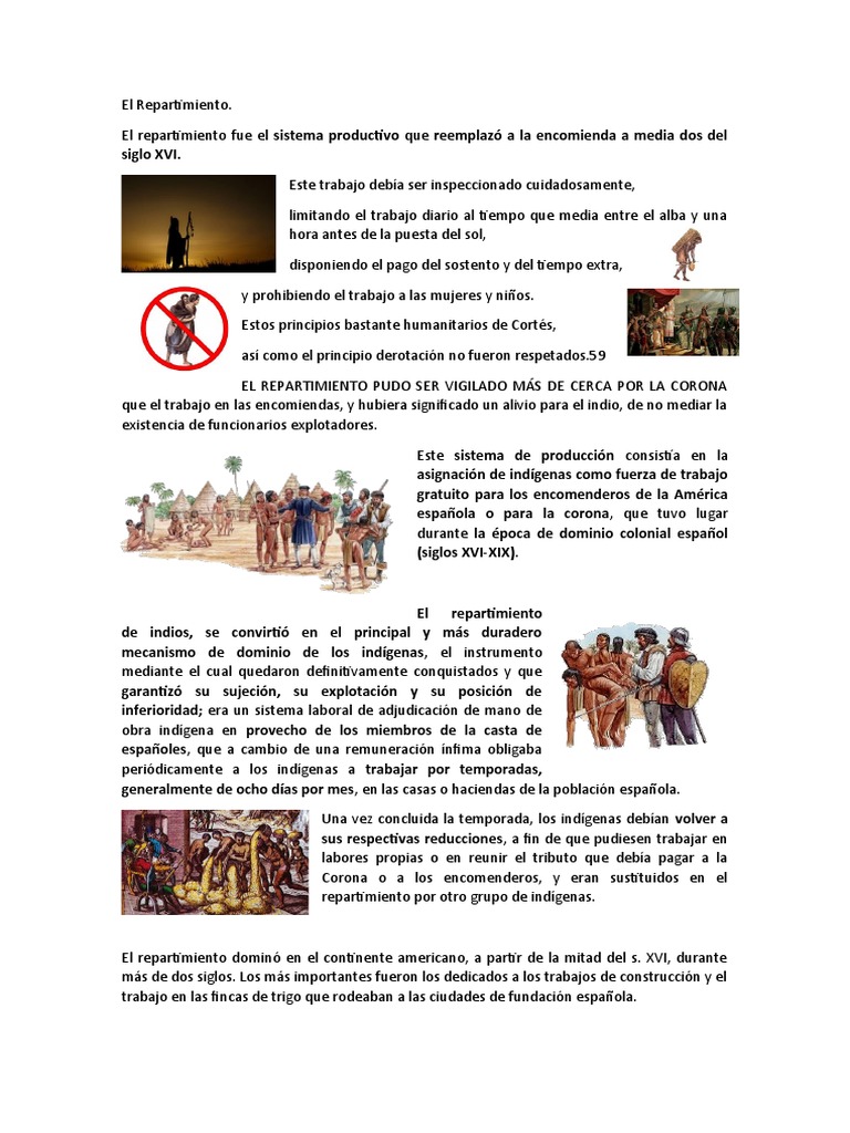 El Repartimiento | PDF | America latina