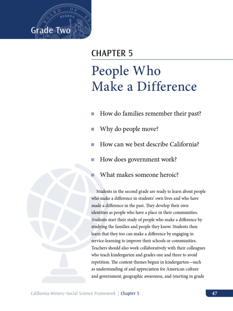 History Social Studies 2nd Grade Standards | PDF | Teachers | Word