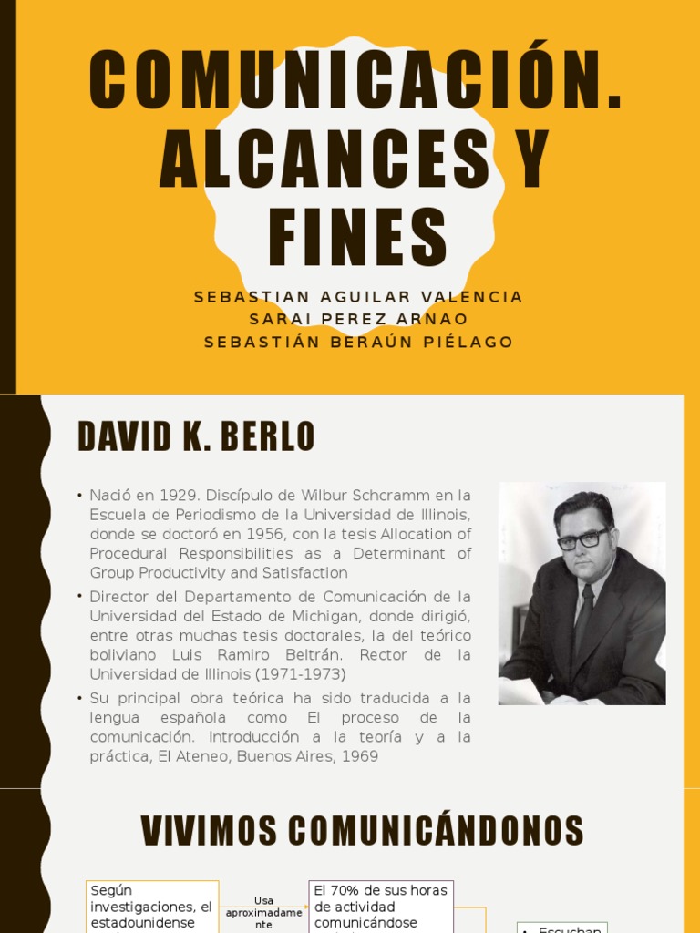 David Berlo | PDF | Comunicación | Industrias