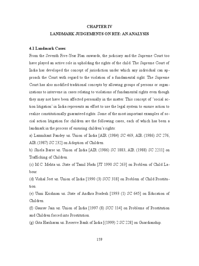 Right To Education PDF | PDF | Precedent | Fundamental Rights
