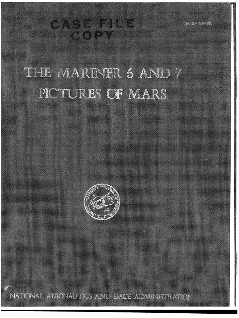 The Mariner 6 and 7 Pictures of Mars | PDF | Mariner Program | Mars