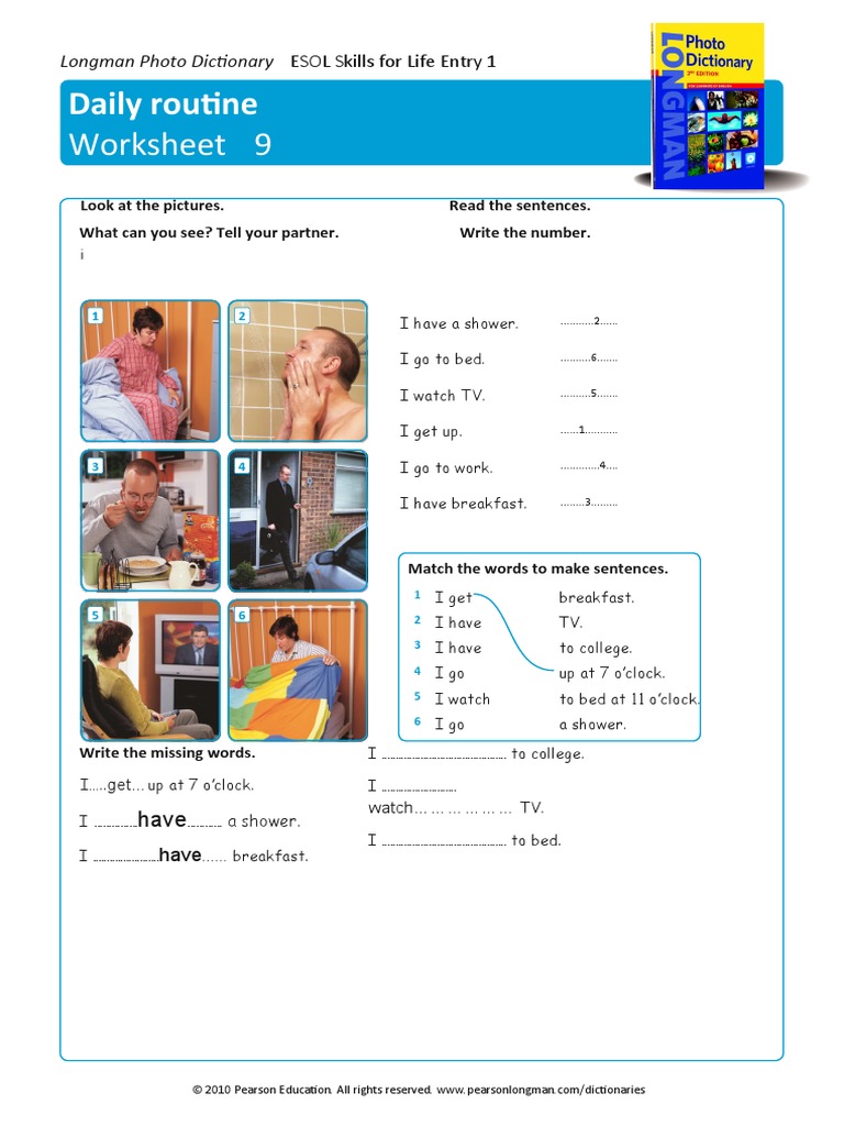Unidad Uno Daily Routine | PDF