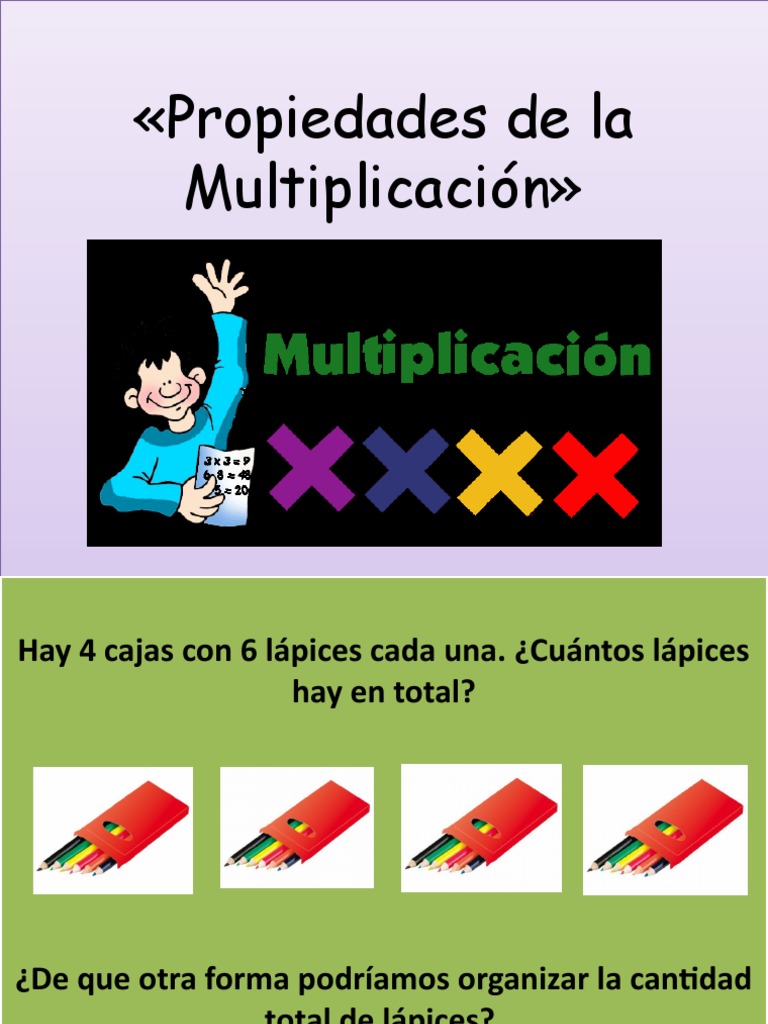 «Propiedades de la Multiplicación» «Propiedades de la Multiplicación ...