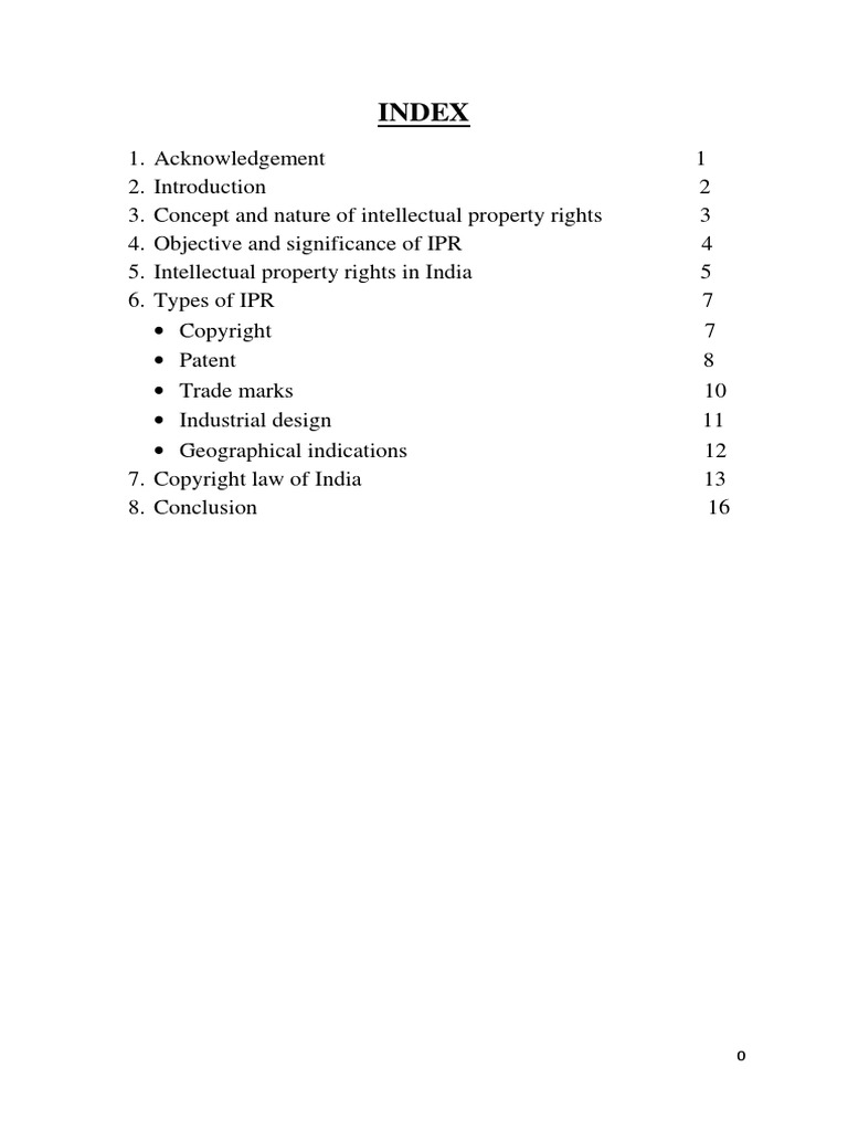 Assignment On Introduction To IPR PDF | PDF | Intellectual Property | Novelty (Patent)