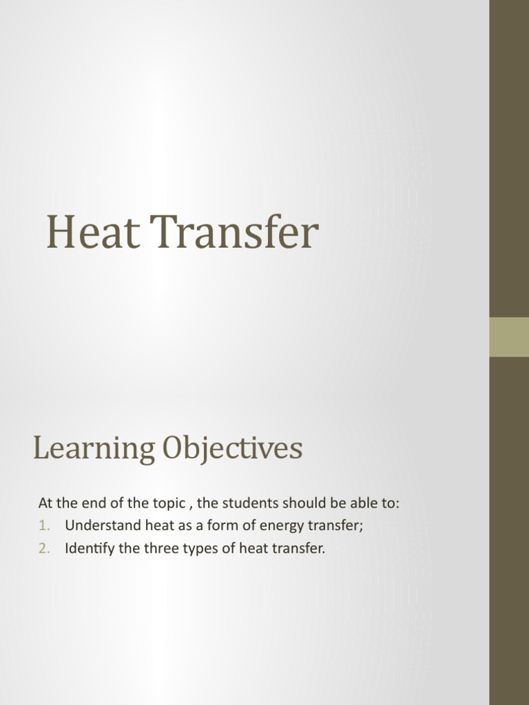 Heat Transfer | PDF | Heat Transfer | Thermal Conduction