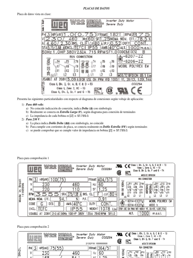 Placas de Datos PDF | PDF