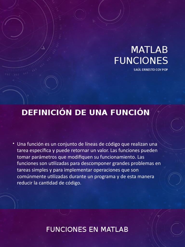 Funciones en MATLAB | Descargar gratis PDF | Función (Matemáticas ...