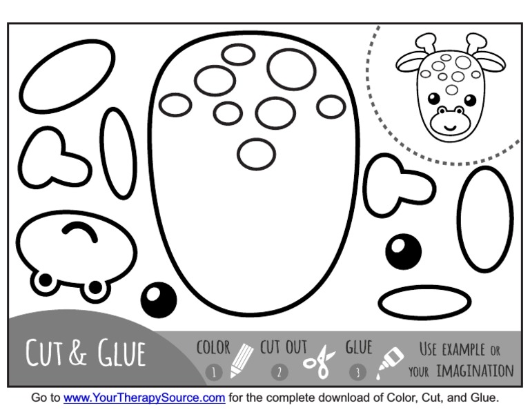 Color, Cut, and Glue Activity Guide | PDF