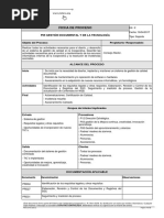 Ficha de Proceso Ejemplo | PDF | Sistema de manejo de calidad | Business