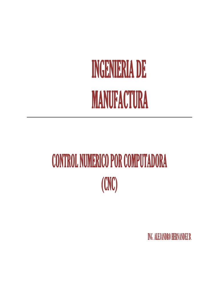 CNC - Manual Basico - Complemento | PDF | Control numerico | Programa de computadora