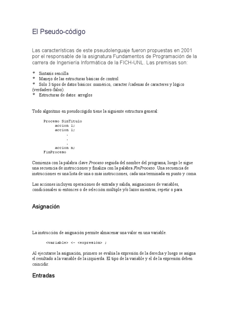 Pseint Descargar Gratis Pdf Algoritmos Lenguaje De Programación