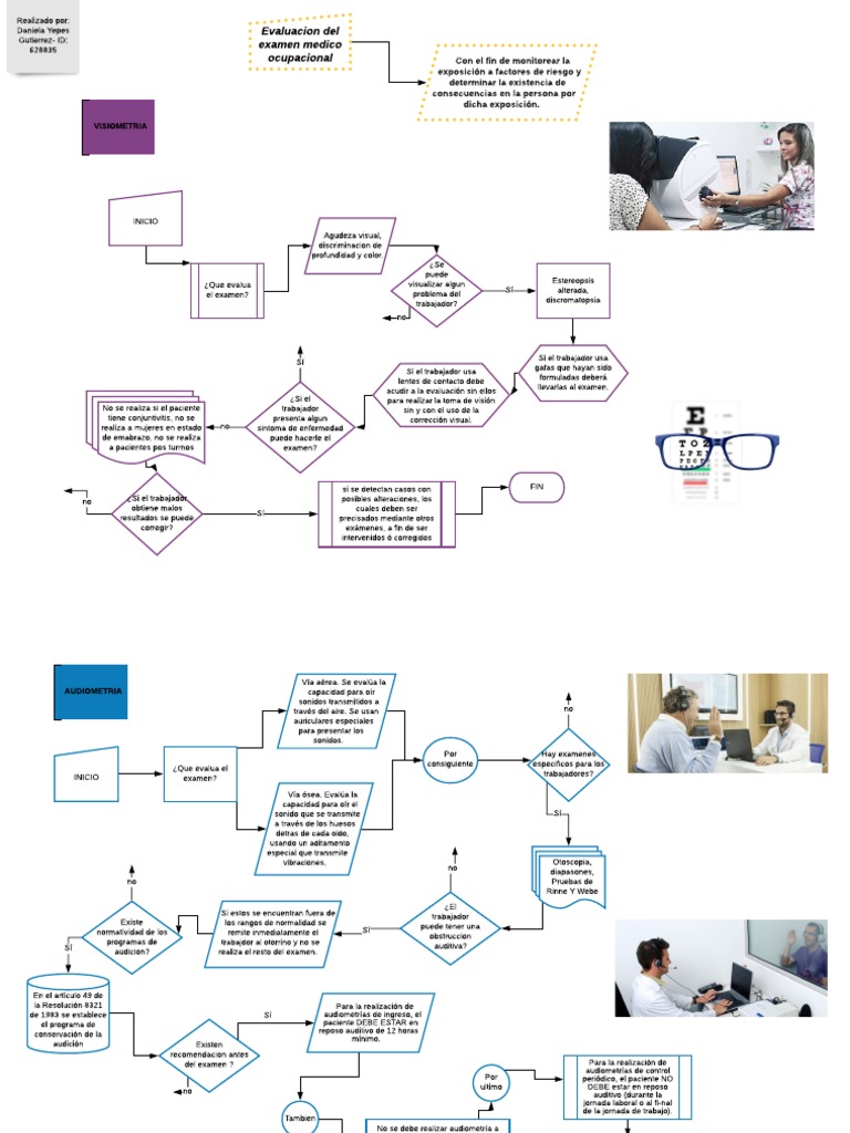 Flujograma Examen Ocupacional - Daniela Yepes PDF | PDF | Dolor lumbar ...