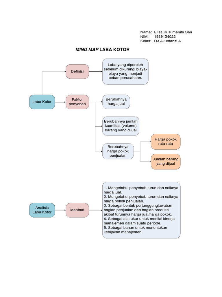 Elisa Kusumanita Sari - D3 AKT A - MIND MAP PDF | PDF