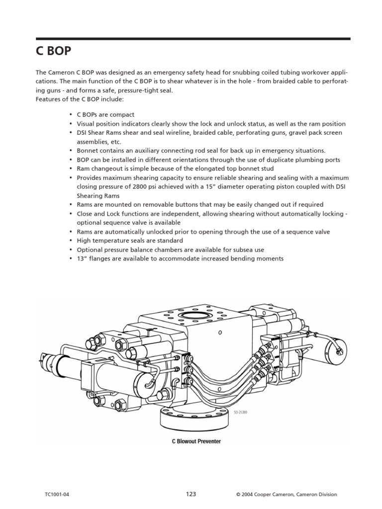 C BOP Parts List PDF | PDF | Pipe (Fluid Conveyance) | Piston