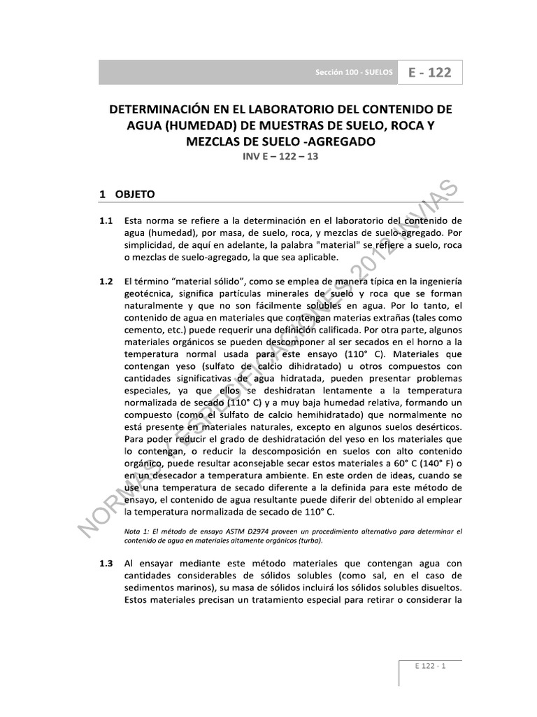 Invias E 122 PDF | PDF