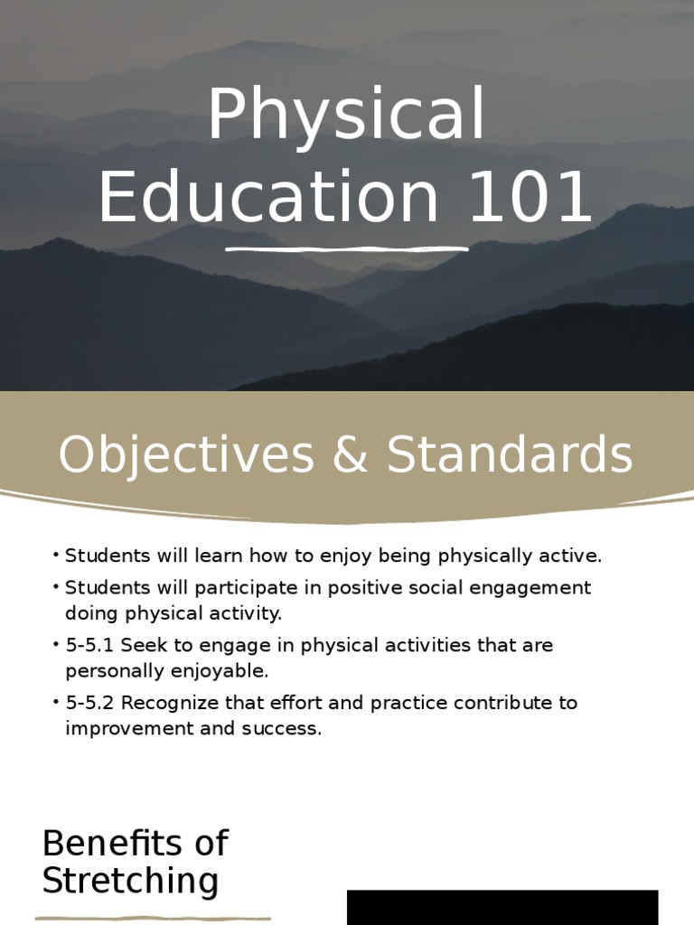 Physical Education 101 | PDF | Sports