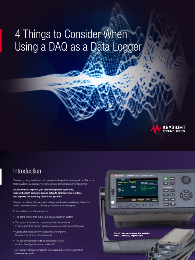 4 Things To Consider When Using A DAQ As A Data Logger | PDF | Data ...