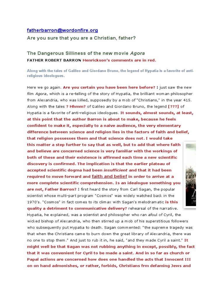 Father Barr On | PDF