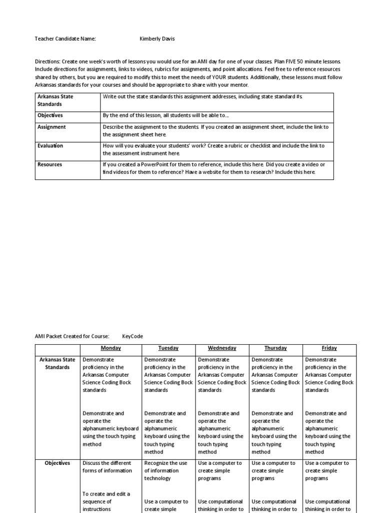 Keycode Ami Packet | PDF | Computer Programming | Learning