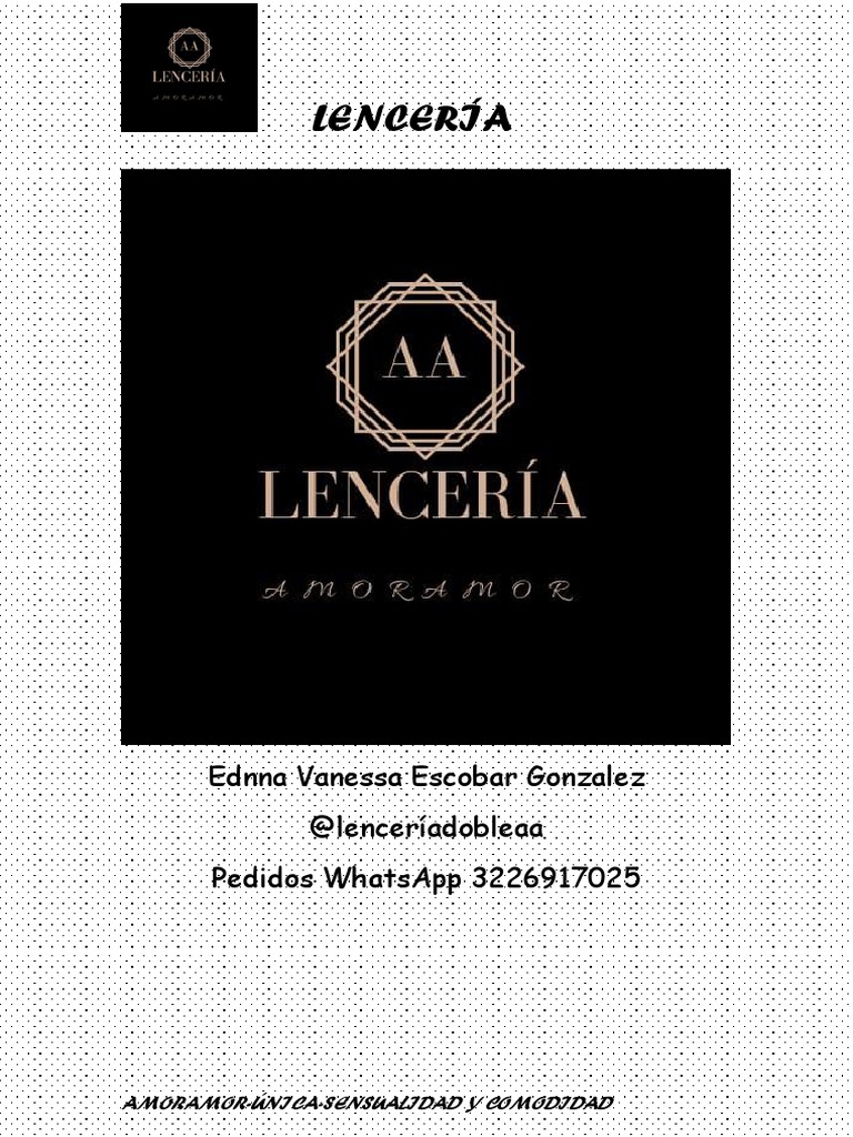 Catálogo Ropa Interior. | PDF