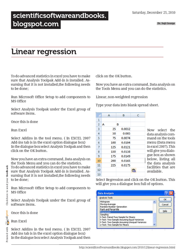 Linear Regression | PDF